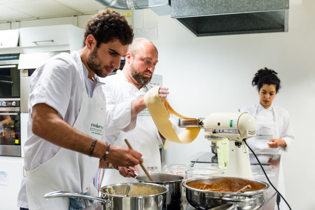 Cookery courses at Cookery School in central London